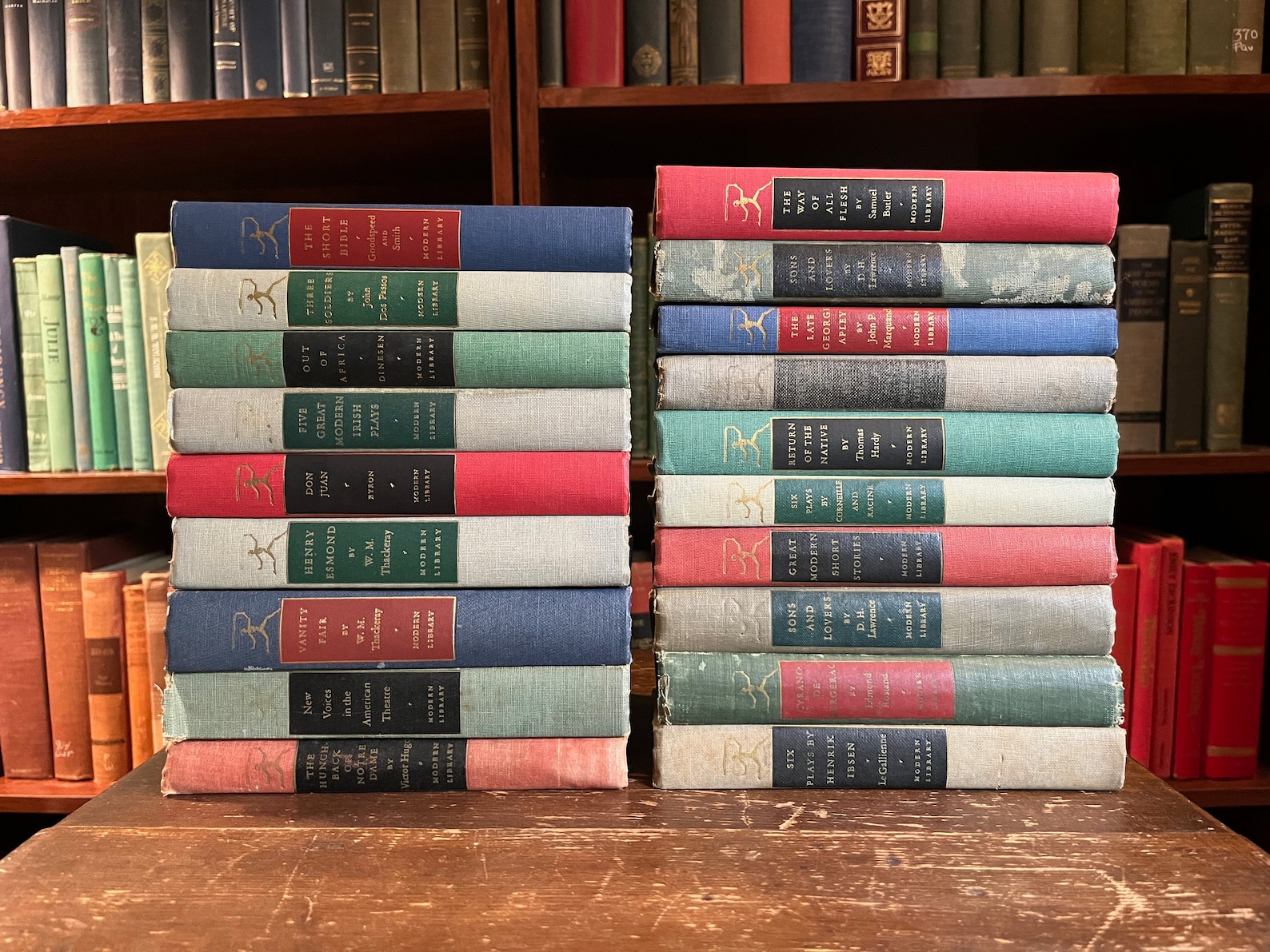 Set of 19 Vintage Modern Library Books. Small Hardcover - Etsy