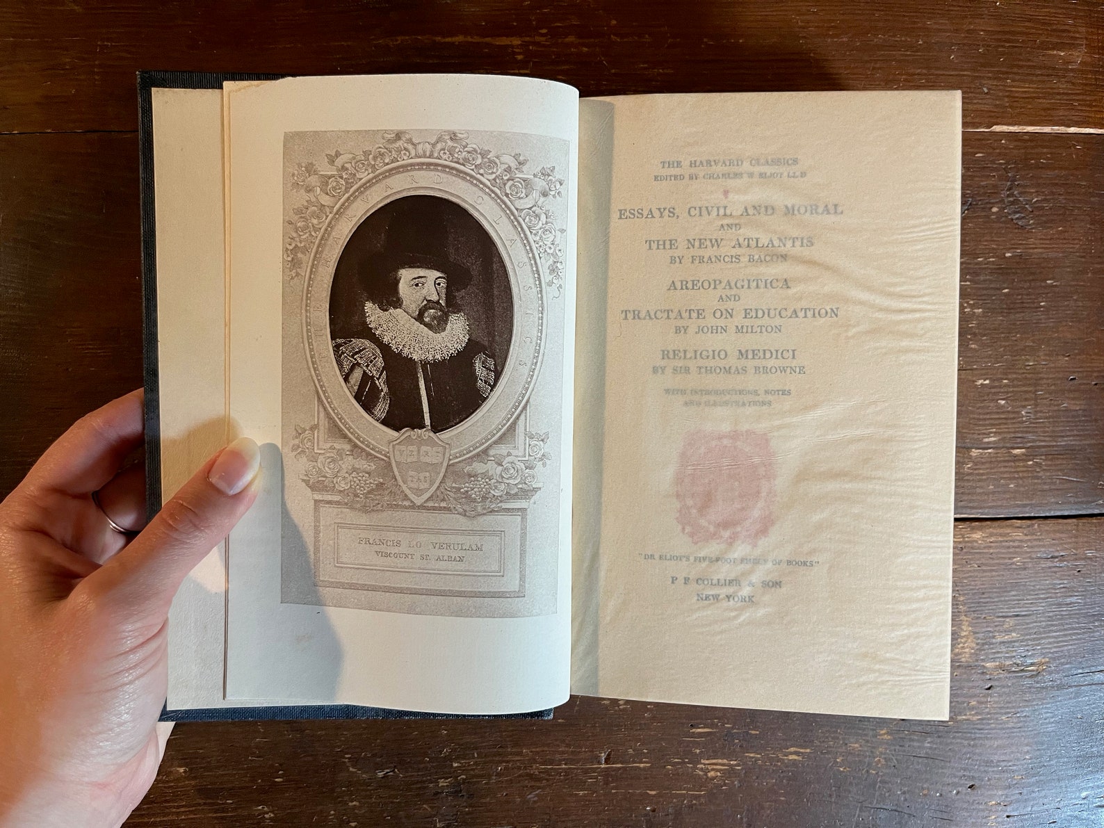 Harvard Classics Vintage Book Set: Volumes 3, 15, 16, 25, 50. 1909 ...