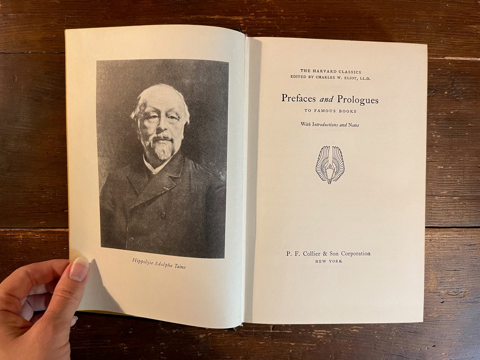 Harvard Classics Deluxe Edition Vintage Book Set. Two Books: Prefaces ...