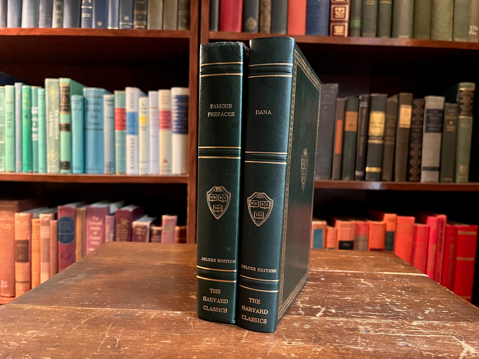 Harvard Classics Deluxe Edition Vintage Book Set. Two Books: Prefaces ...