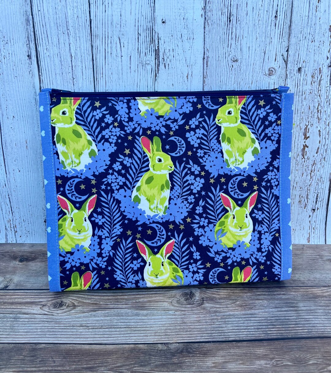 Tula Pink Besties Large Booklet Pouch, See Through Pocket Craft ...