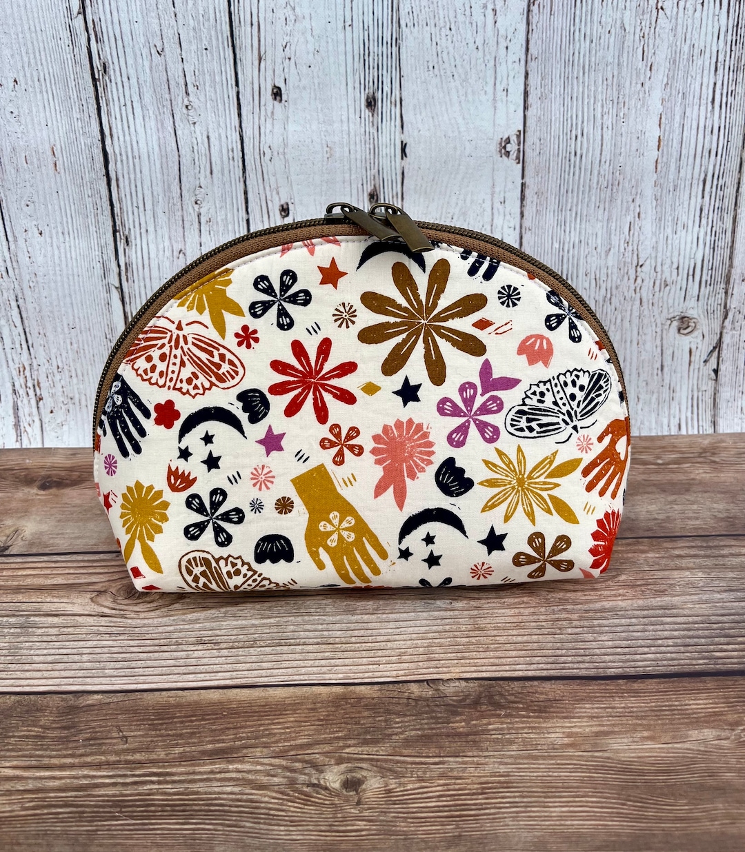 Moonglow Fabrics Clam Shell Pouch, Ruby Star Society Dumpling Pouch ...