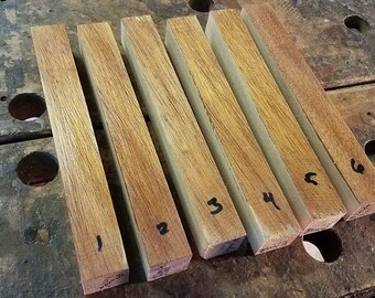 2 of Acacia Formosa Koa Exotic Wood Pen Turning Blanks 5 3/4 X 3/4 Just ...