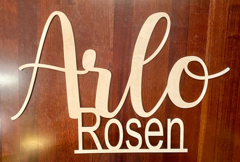 Wooden Name Sign Nursery Name Baby Name Cut Out Cutout | Etsy