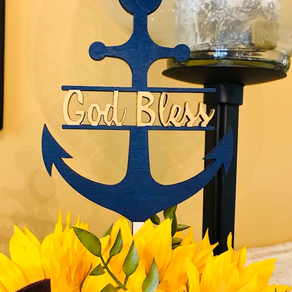 Anchor Cake Topper - Etsy