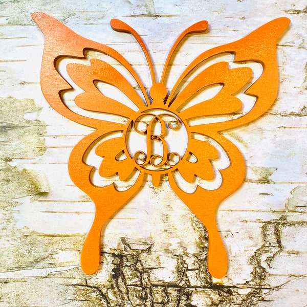 Butterfly Monogram - Etsy