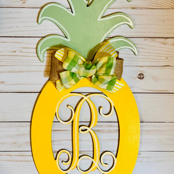 Pineapple Door Decor - Etsy
