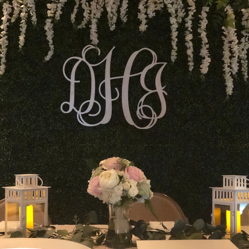 Wooden Monogram - Etsy