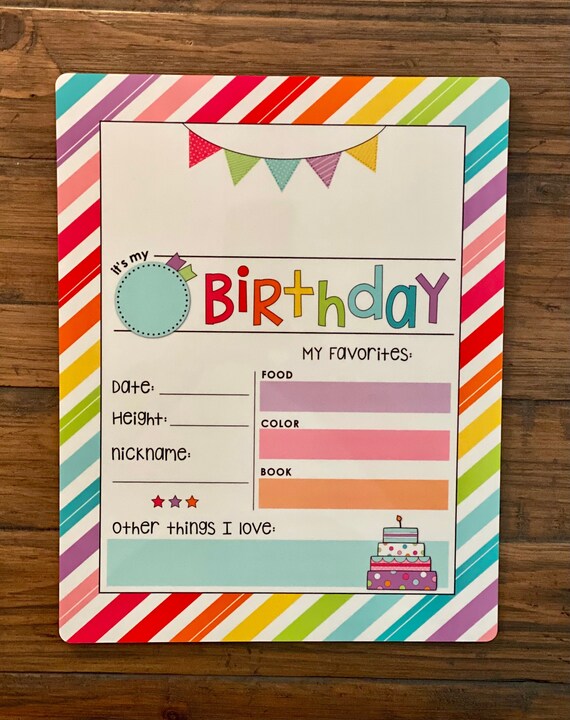 Custom Birthday Sign Happy Birthday Sign It's My - Etsy