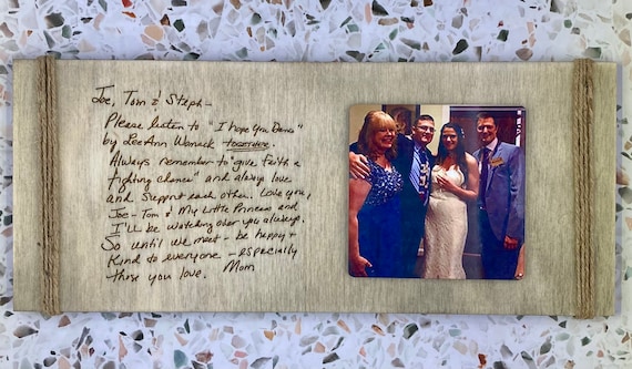 Handwritten Heirloom/custom Engraved Sign/keepsake Handwritten - Etsy