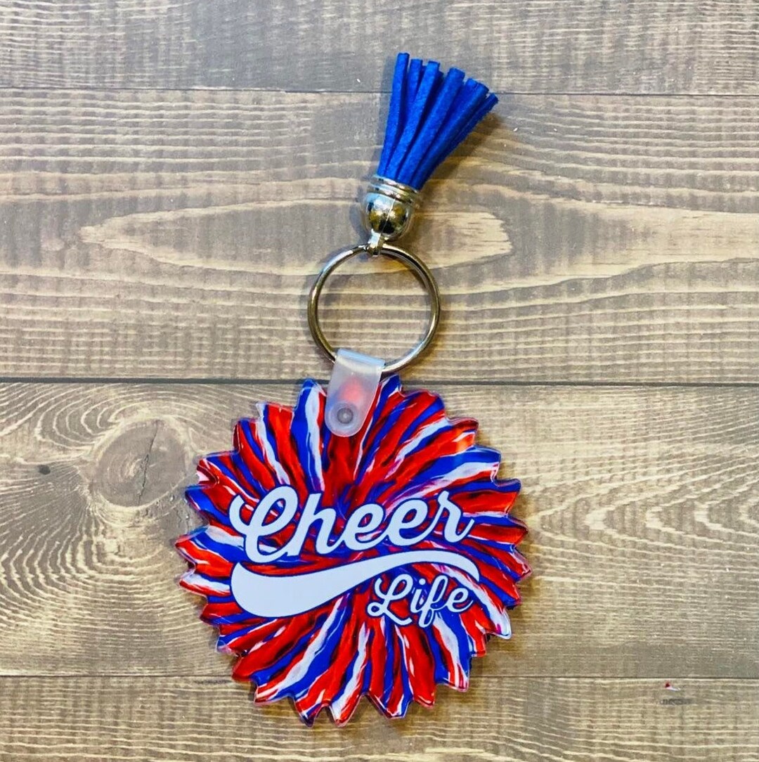 Cheerleading Keychain/ Personalized Cheer Keychain/ Personalized ...
