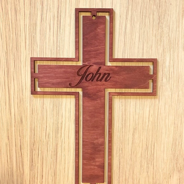 Personalized Wooden Cross - Etsy