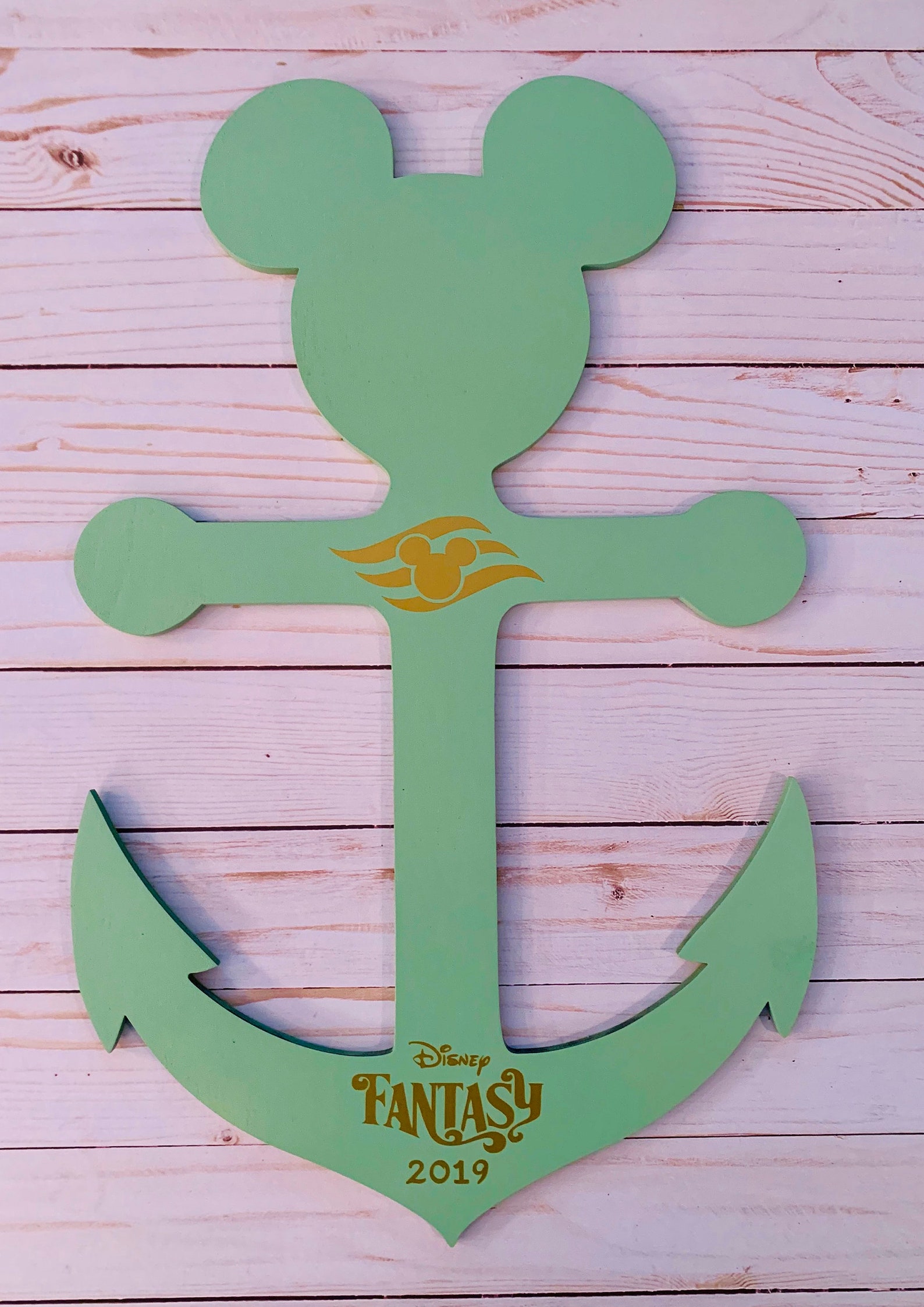 Autograph Anchor-Disney Cruise Anchor Painted Wooden | Etsy