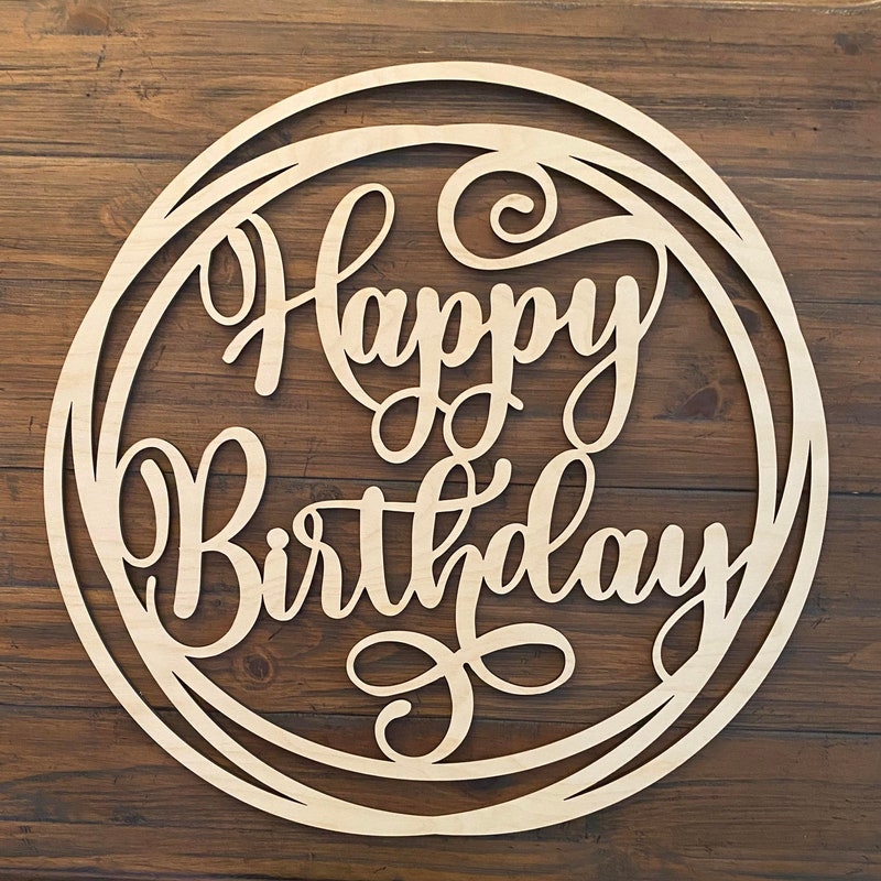 Happy Birthday Sign - Etsy