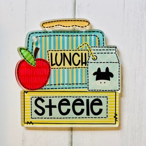 Personalized School Lunch Box Tag: Acrylic Bag Tag for Kids - Etsy