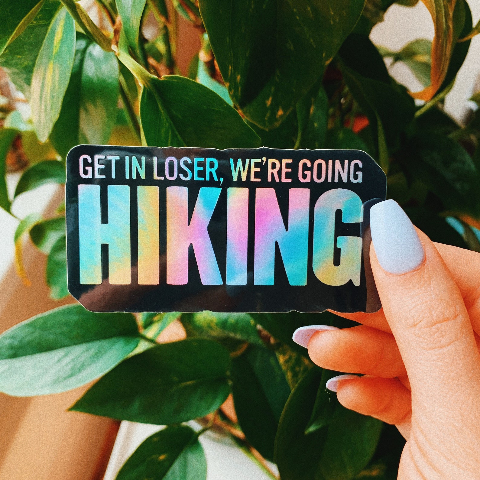 Waterproof Vinyl Sticker, Holographic Water Bottle Sticker, Hydroflask ...