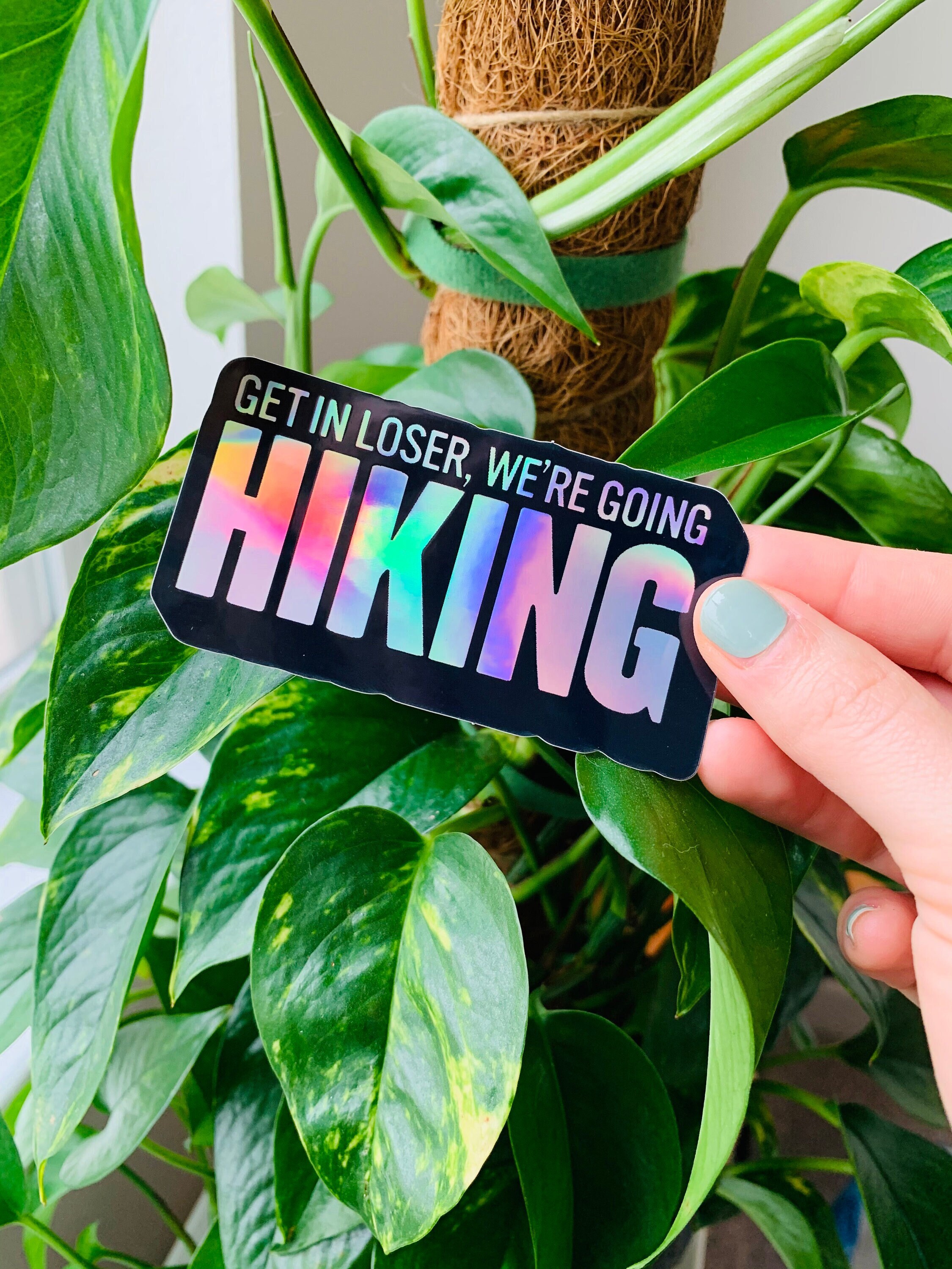 Waterproof Vinyl Sticker Holographic Water Bottle Sticker | Etsy