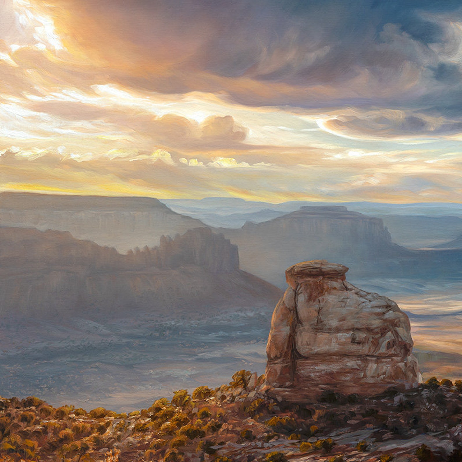 Western Landscape Limited Edition Art Print all the - Etsy