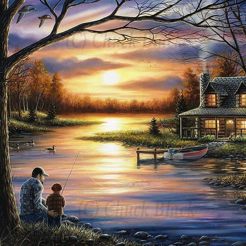 Rustic Cabin Limited Edition Art Print unforgettable | Etsy