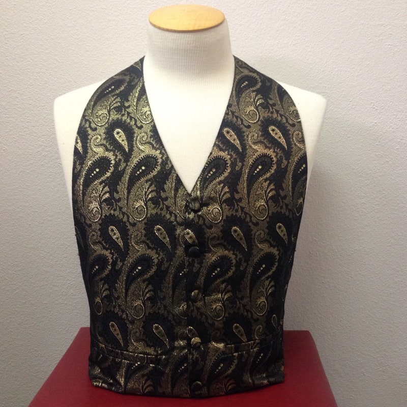 Gold Vest - Etsy