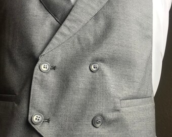 Double Breasted Vest | Etsy