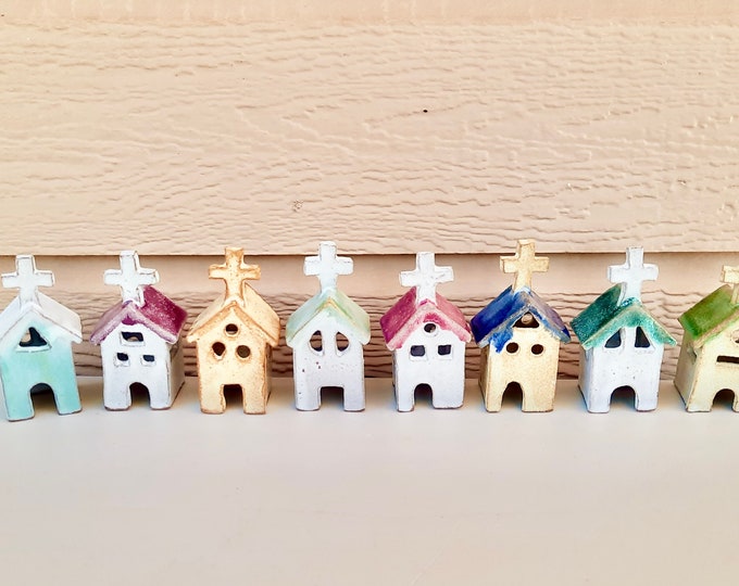 Small Skinny Church Handmade Ceramic in Hawaii Christmas Gift ...