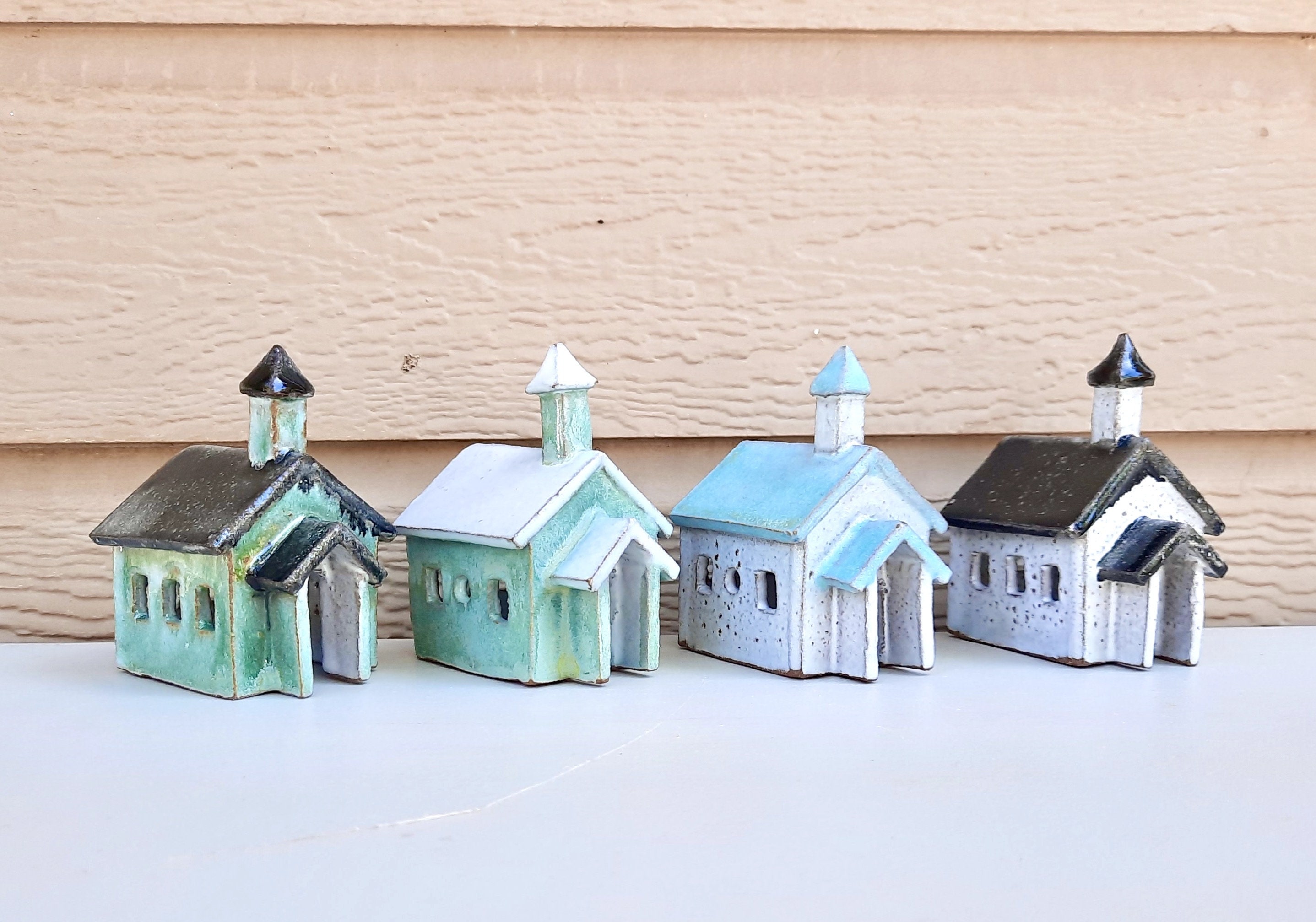 Miniature Hawaiian Church Handmade Ceramic in Hawaii, Christmas Gift ...