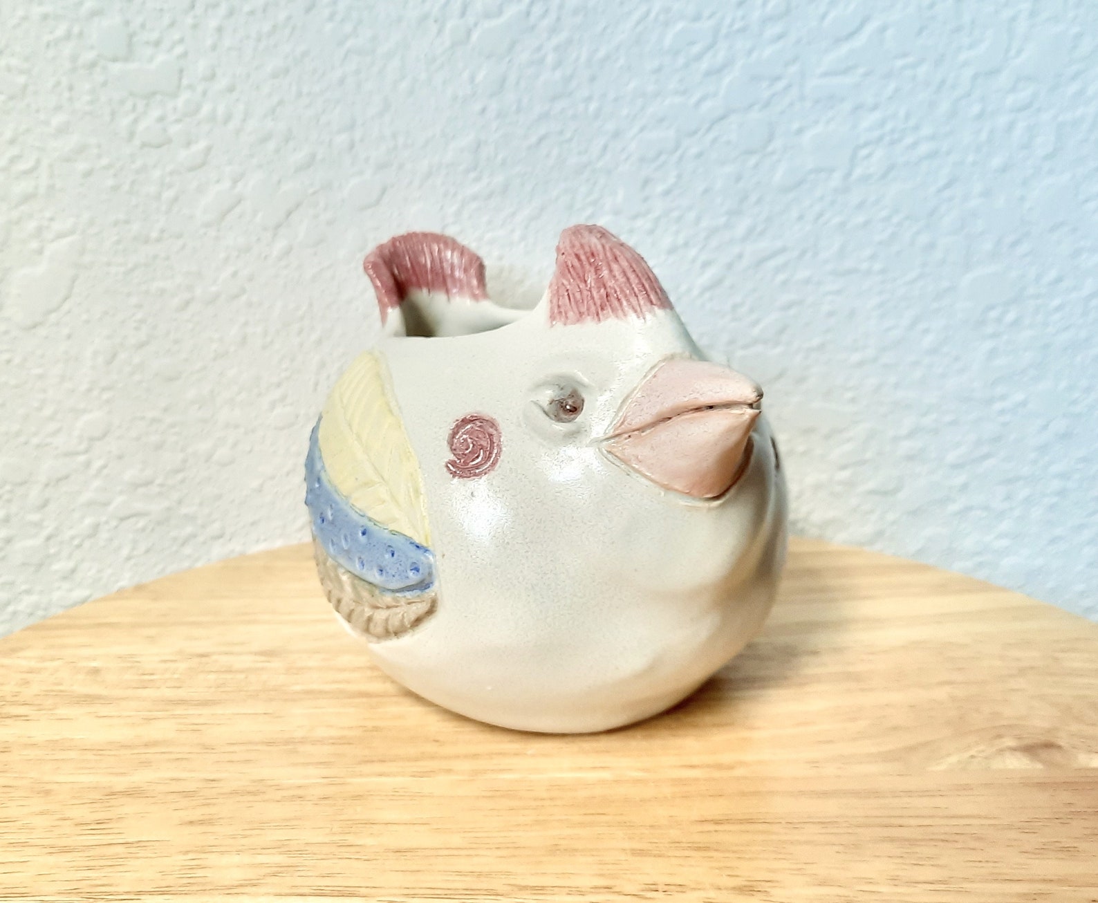 Hand Sculpted Sassy Bird Flower Vase Ceramic Bird Sculpture - Etsy
