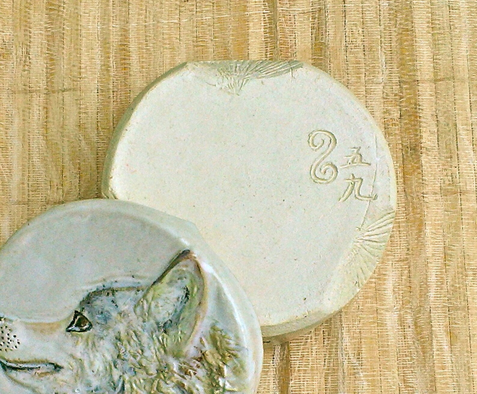 Wolf Box, Handmade Ceramic Jewelry Box, Wolf Dog, Art Lidded Jar ...