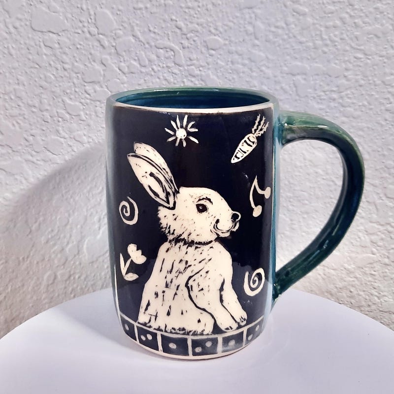 Sgraffito Mug - Etsy
