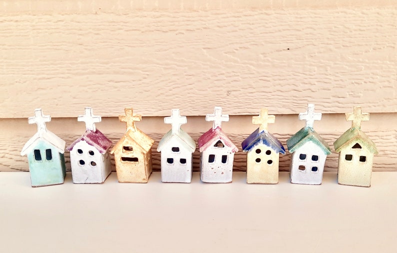 Small Skinny Church Handmade Ceramic in Hawaii Christmas Gift - Etsy
