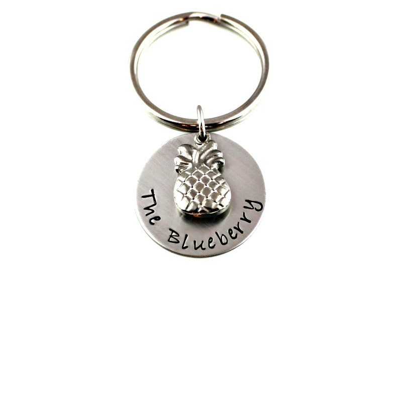 PSYCH • THE BLUEBERRY • Pineapple • Hand Stamped • Stainless Steel ...