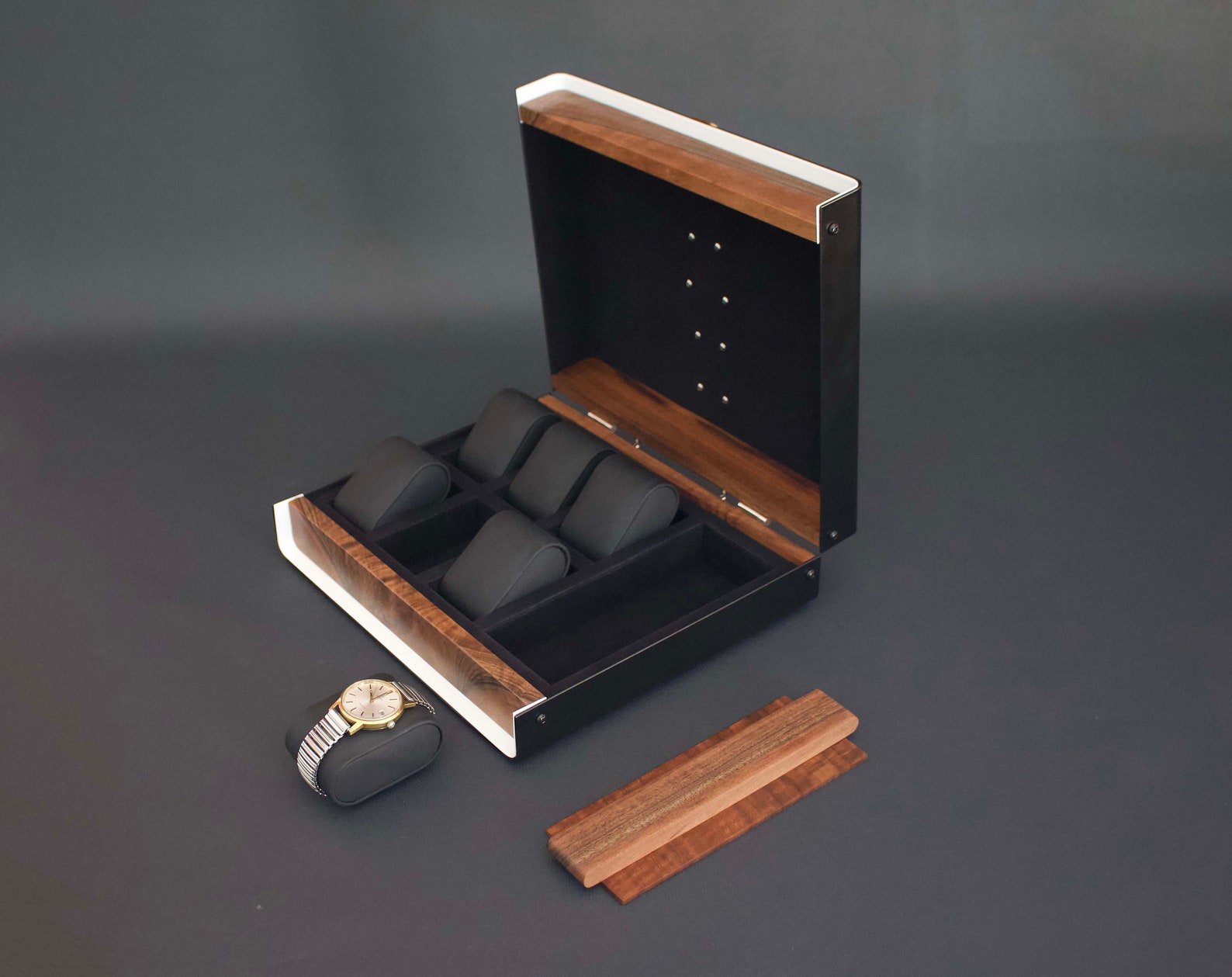 Hand Made Watch Box Modern Watch Box Wood Watch Box For Men | Etsy