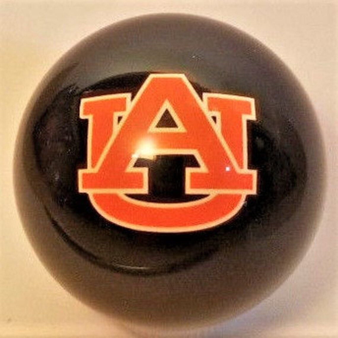 NCAA SEC Auburn Tigers Billiard Pool Ball Shift Knob Threaded Custom ...