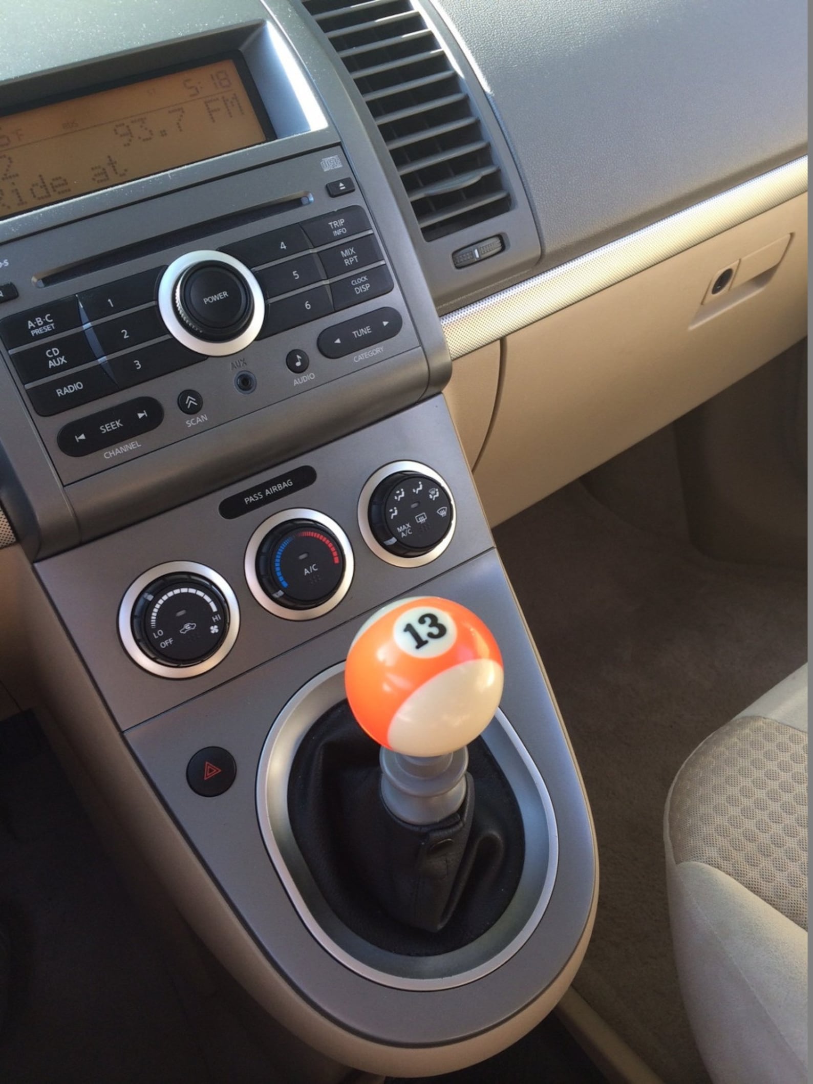 Billiard Pool Ball Shift Knob Threaded Gear Shifter Shifting Exact Fit ...