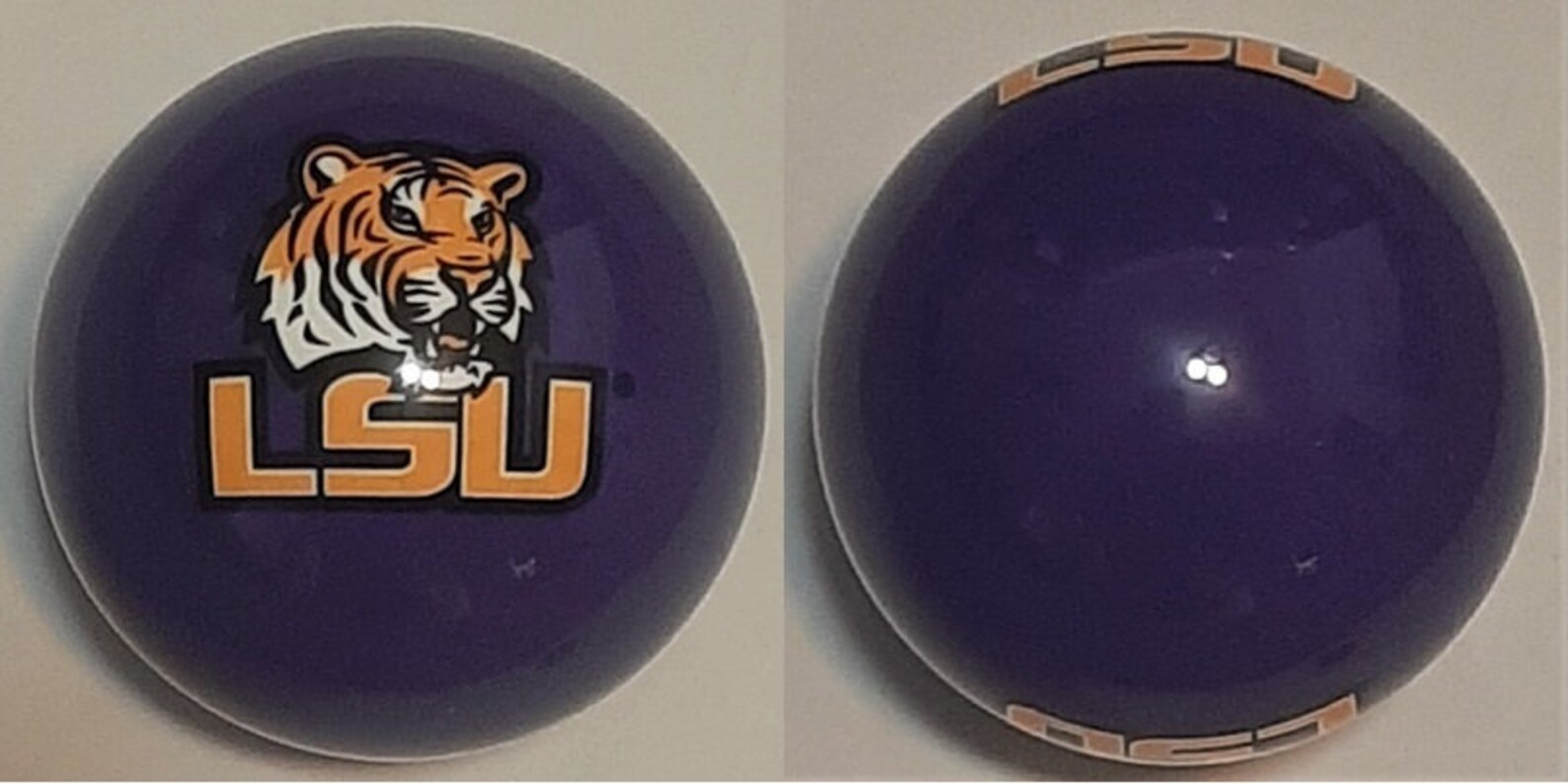 NCAA SEC LSU Tigers Billiard Pool Ball Shift Knob Threaded Custom ...