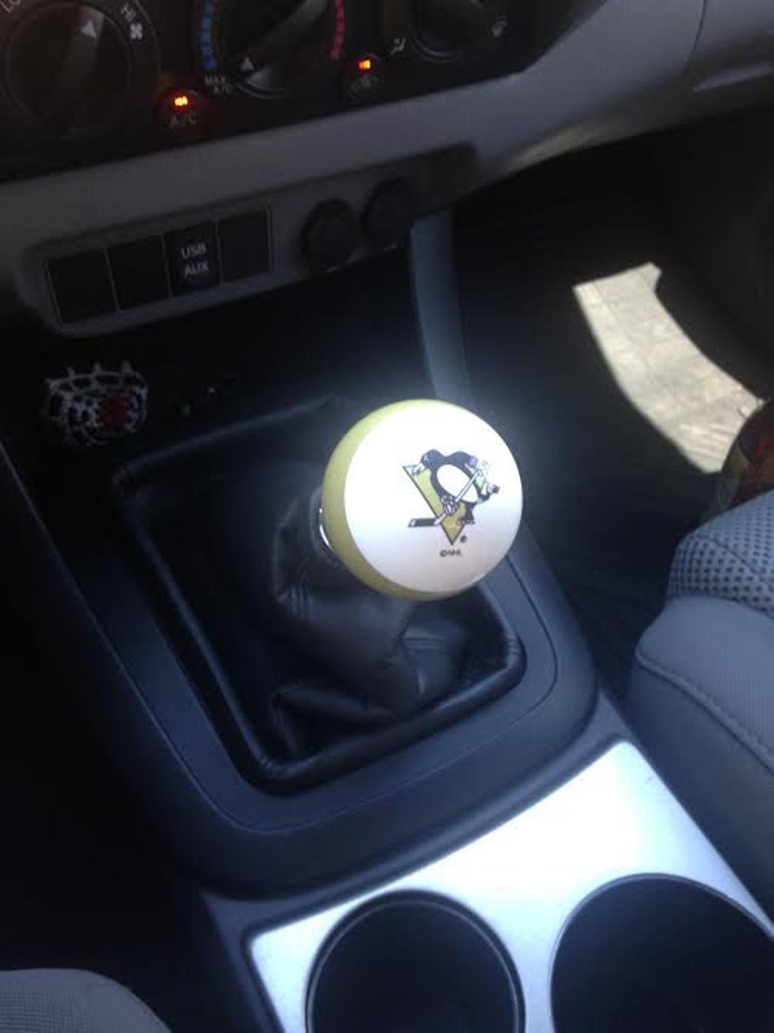 NCAA SEC Auburn Tigers Billiard Pool Ball Shift Knob Threaded Custom ...