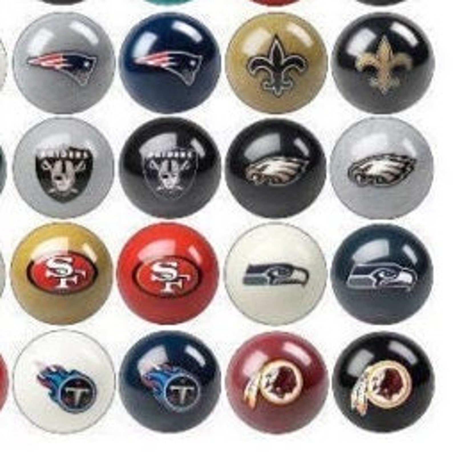NFL Billiard Pool Ball Shift Knob Threaded Custom Shifter - Etsy
