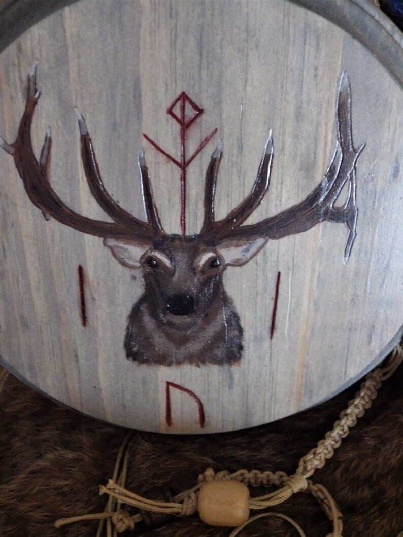Elk Taufr Rune Altar Art Norse Altar - Etsy Ireland