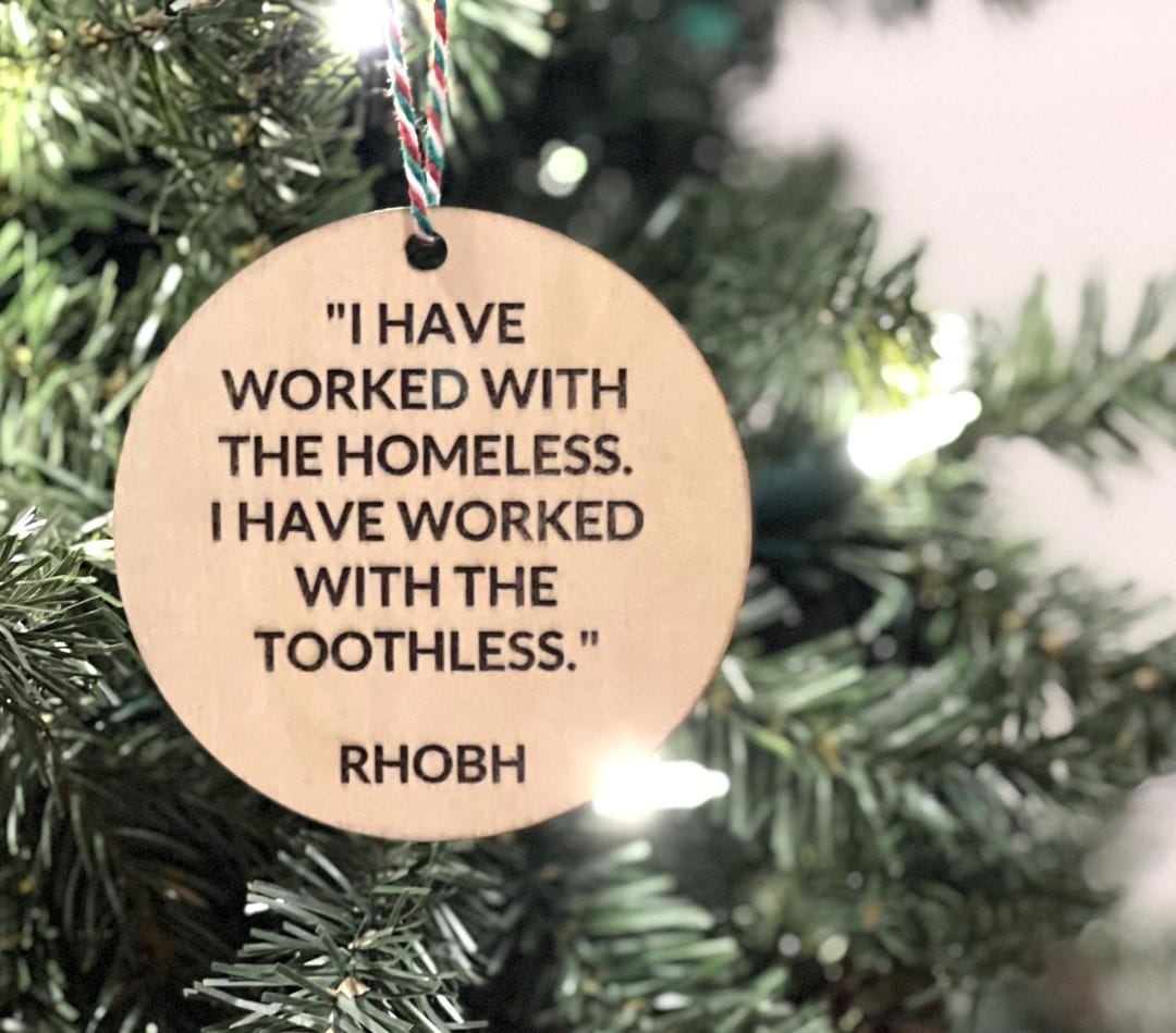 Kathy Hilton Homeless Toothless Ornament, Real Housewives of Beverly ...