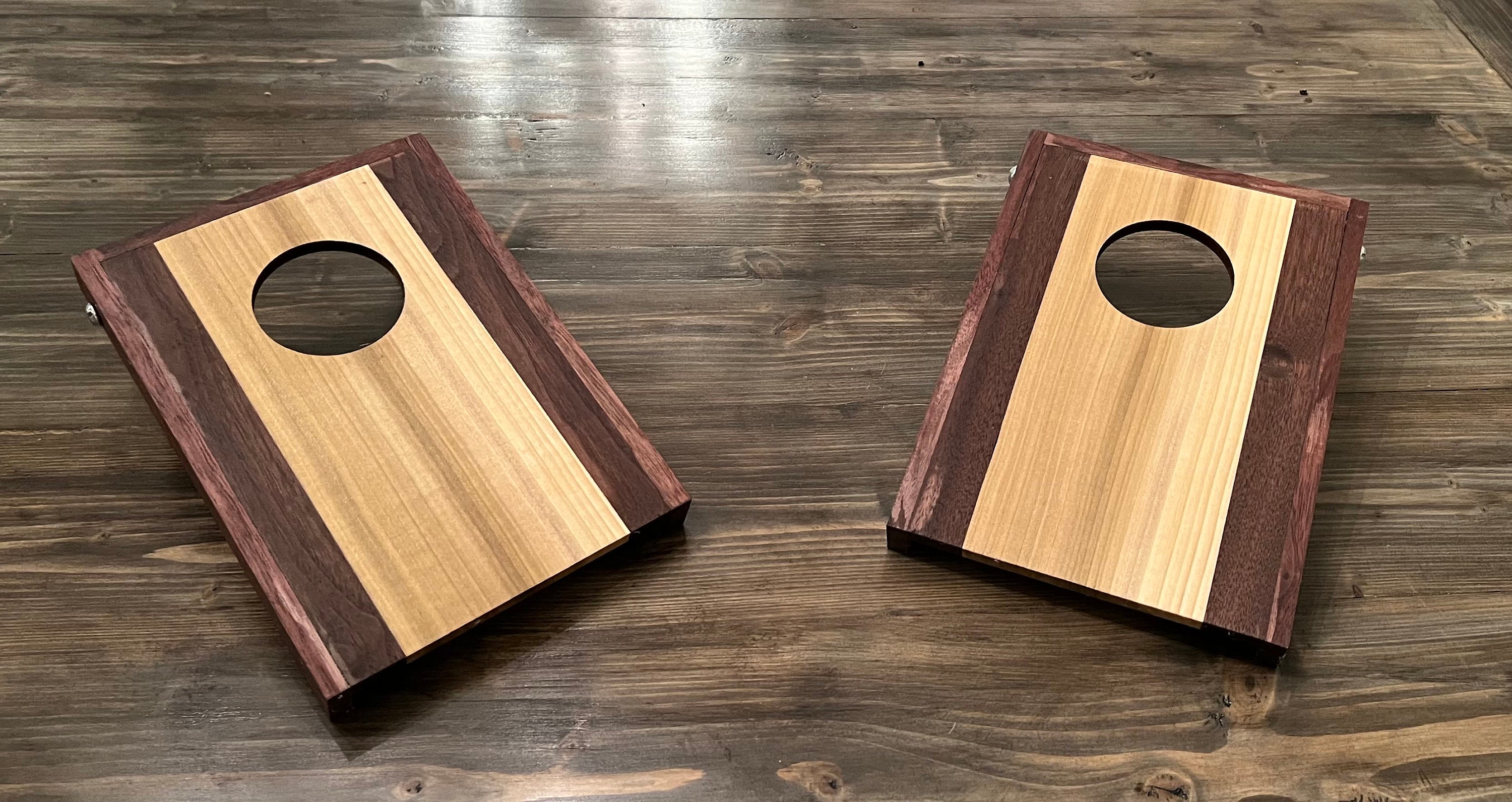 Tabletop Cornhole Game, Miniature Cornhole Game, Handmade Wood ...