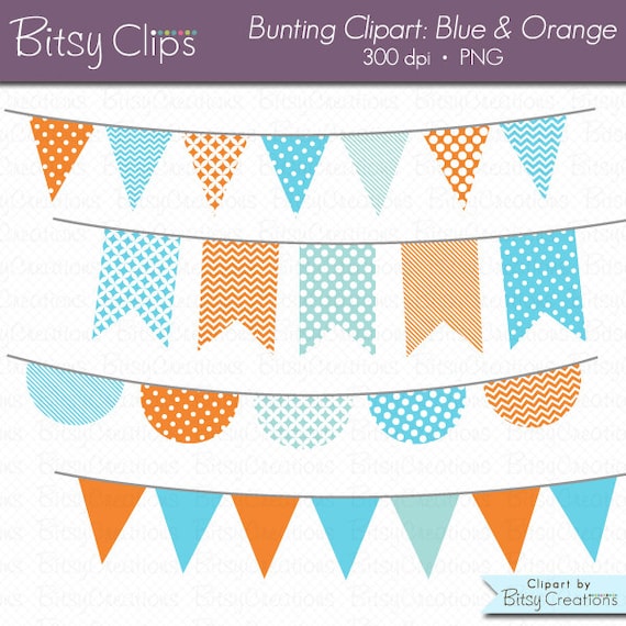 Blue Bunting Clip Art