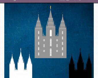 Lds Temple Clip Art | Etsy