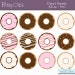 Donuts Digital Art Set Clipart Commercial Use Clip Art INSTANT Download ...