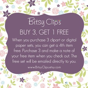 Marble Fox Clipart With Digital Scrapbook Paper INSTANT DOWNLOAD ...