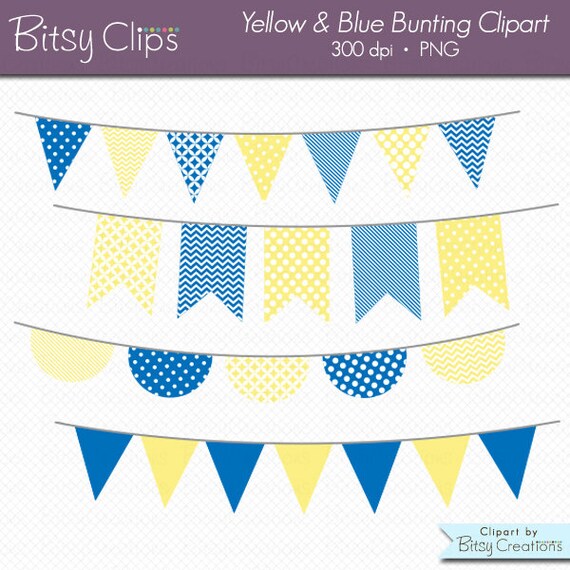Blue Bunting Clip Art