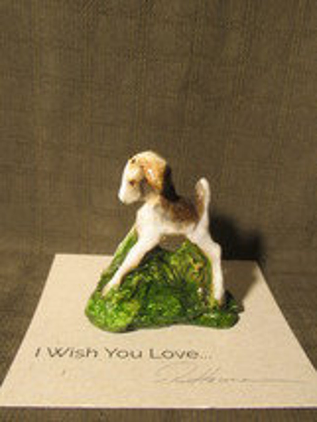 Ron Hevener Baby Goat Figurines on Collector Cards - Etsy