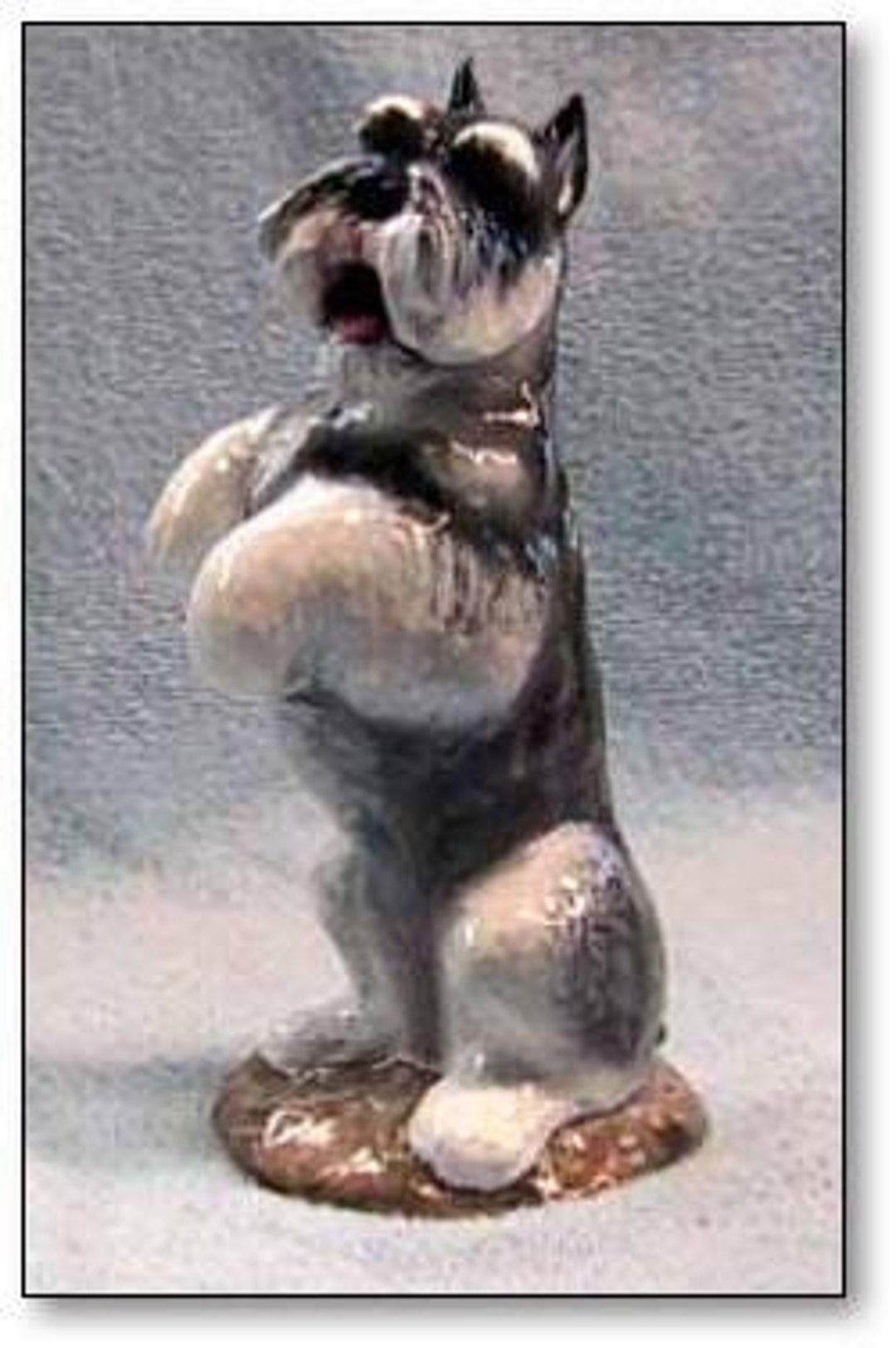 Ron Hevener Schnauzer Dog Figurine - Etsy