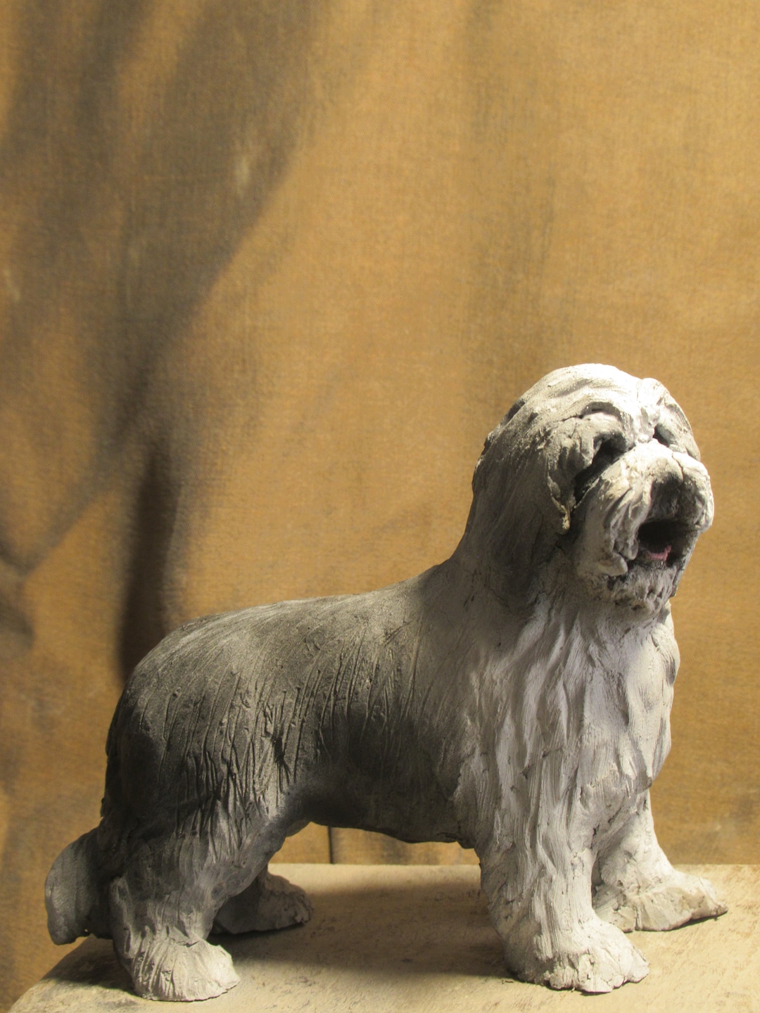 Ron Hevener Bearded Collie Dog Figurine - Etsy