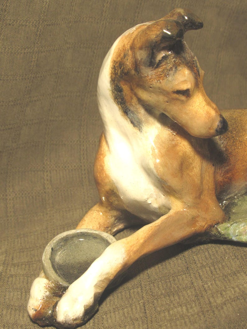 Ron Hevener Smooth Collie Dog Figurine - Etsy